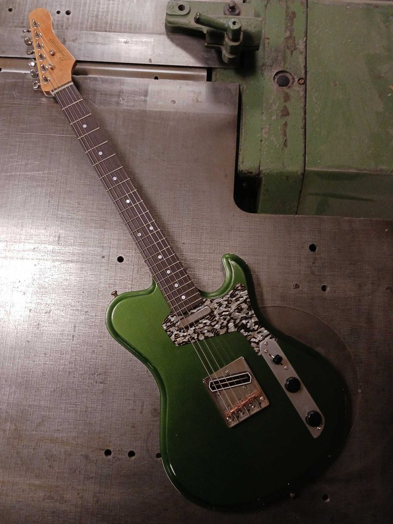 Roadrunner Federal Mod T 23112 Green Mist Light Relic - Roadrunner Guitars